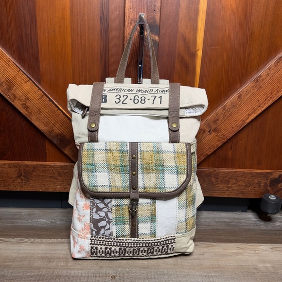 Myra Bag | Bags | Myra Bag Pan American Backpack Upcycled Canvas ...